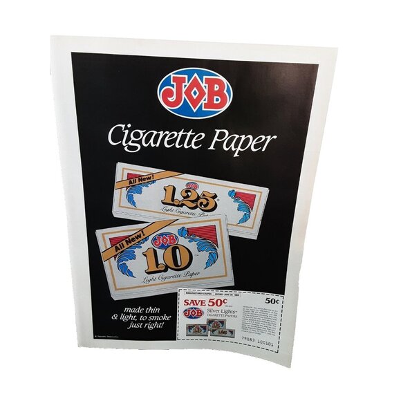 Job Cigarette Paper | Art | 987 Job Cigarette Paper Made Thin Smoke ...